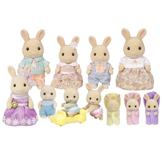 Introduce you to the Milk RabbitFamily │ Sylvanian Families