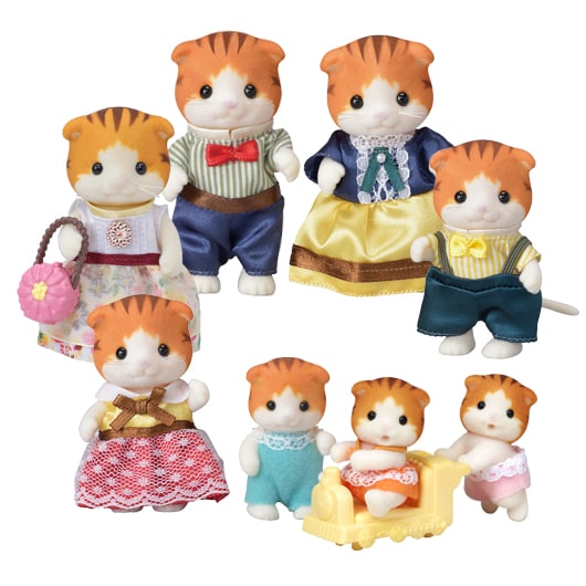 Introduce you to the Maple CatFamily │ Sylvanian Families